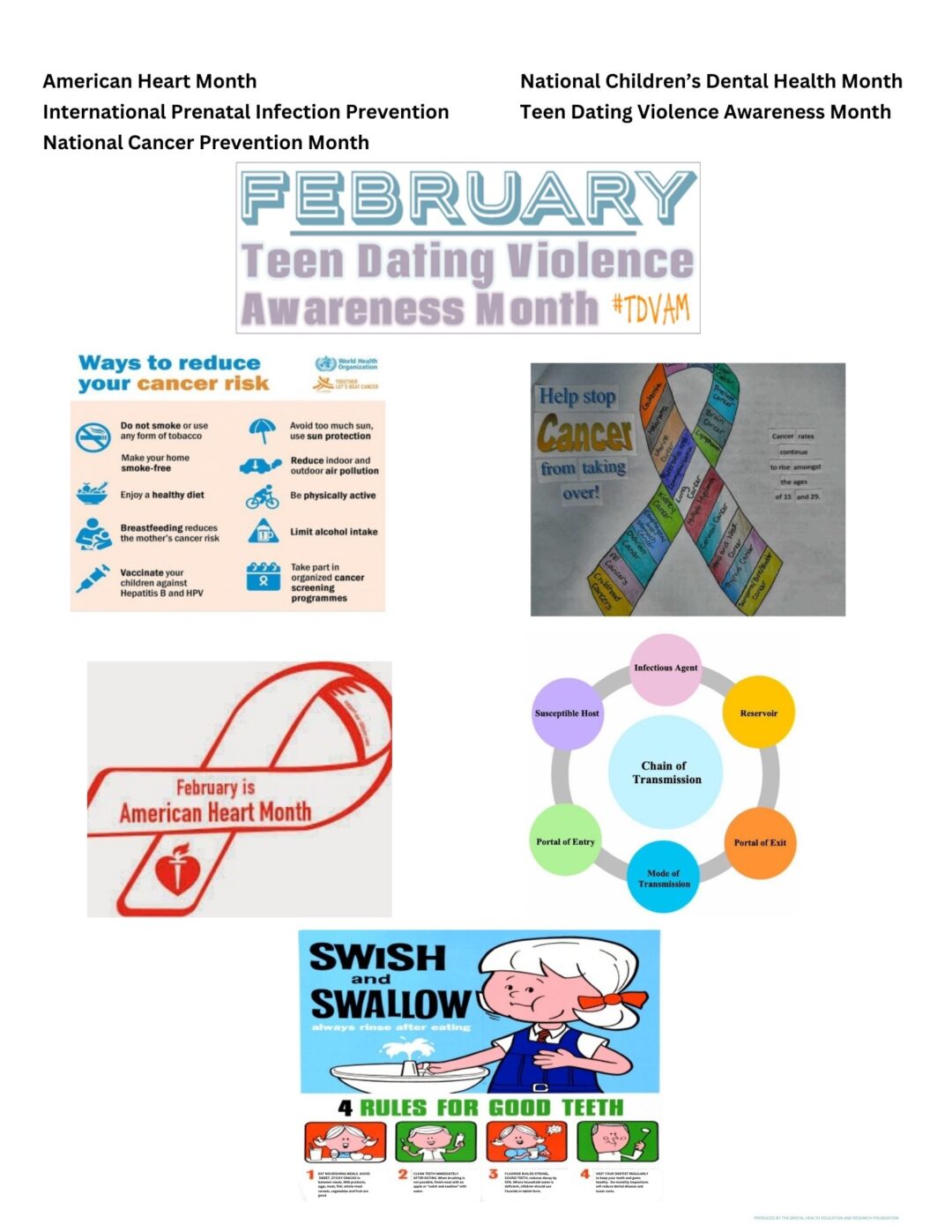 February Health Observances | Good Tidings Baptist Church