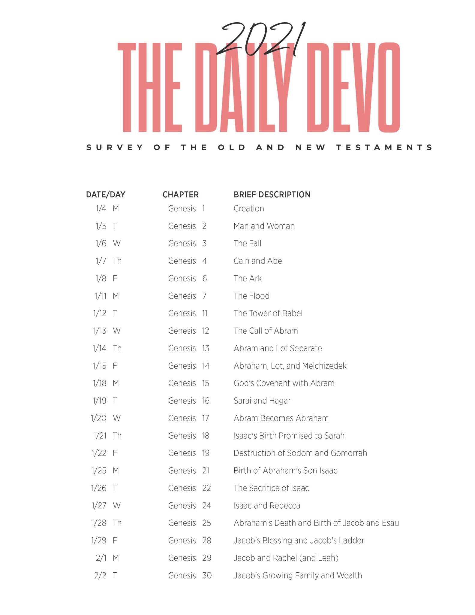 2021 Daily Devo | Willowbrook Church
